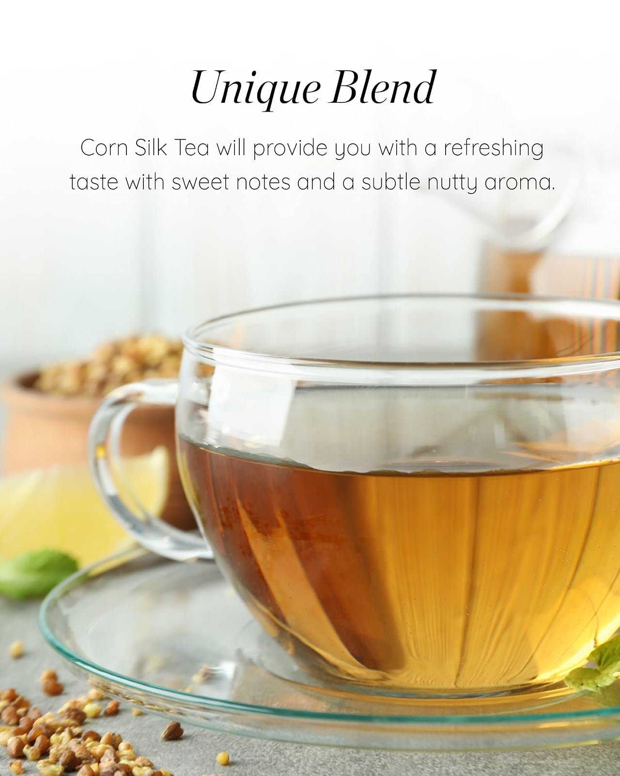 herbal detox tea with corn silk