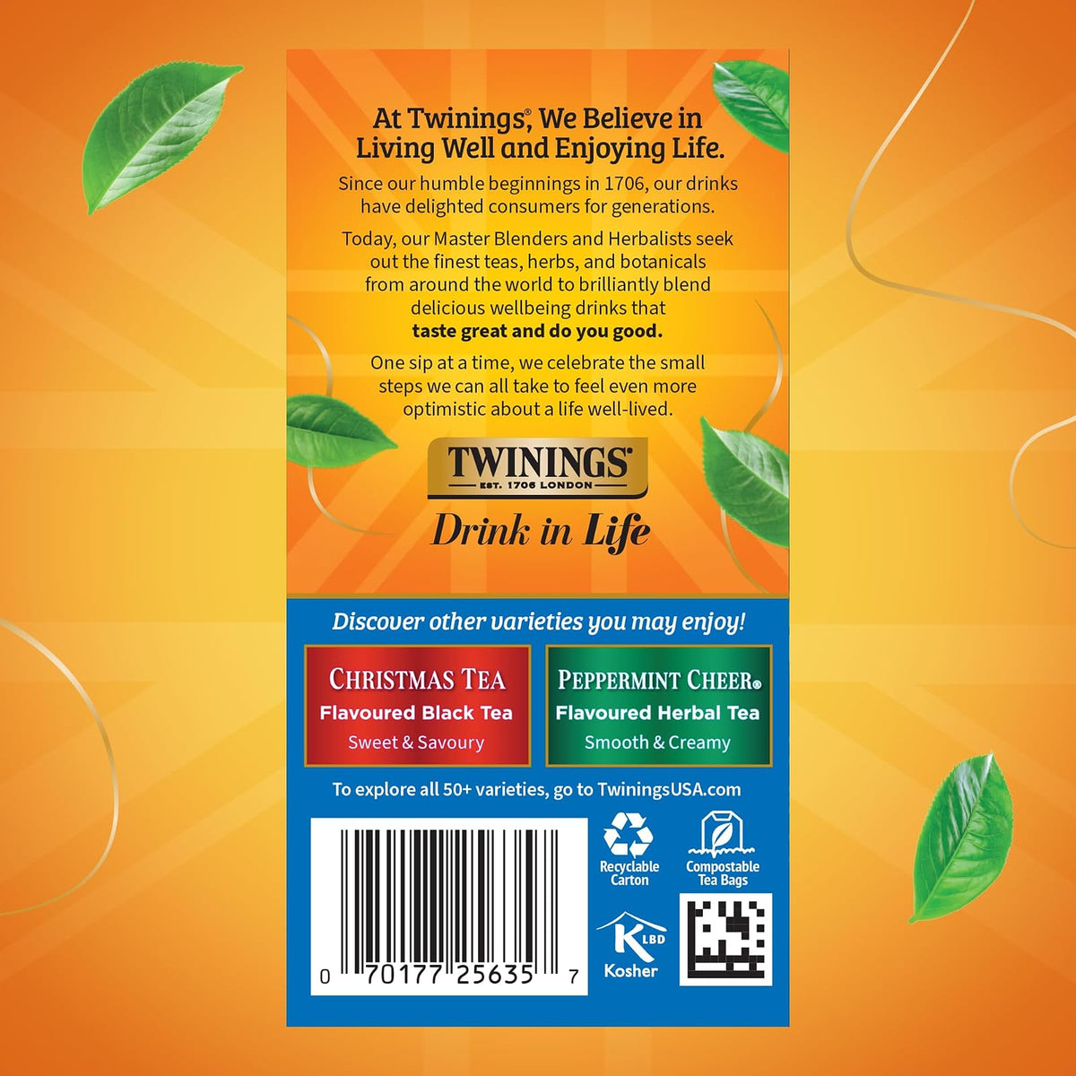 Herbal detox tea with dandelion and ginger