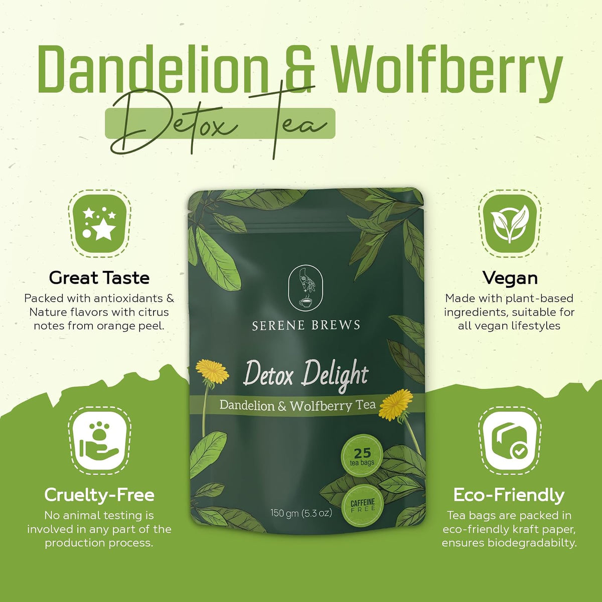 herbal detox tea with dandelion benefits
