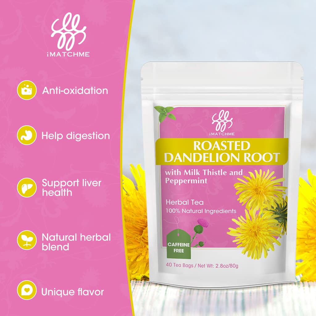 herbal detox tea with dandelion root