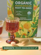 herbal detox tea with dandelion