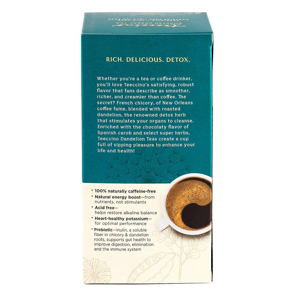herbal detox tea with dandelion