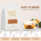 Herbal detox tea with dandelion
