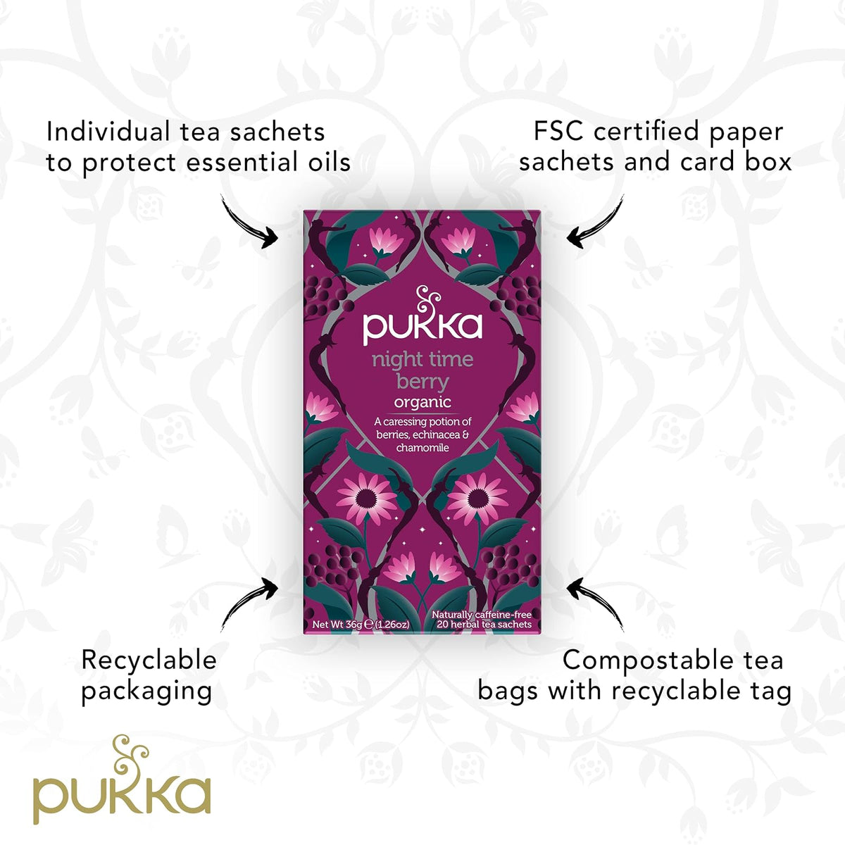 Herbal detox tea with dandelion