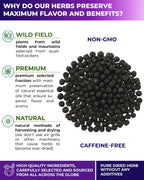 herbal detox tea with elderberry
