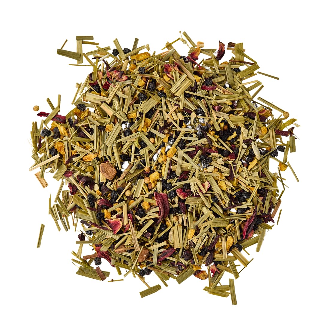 herbal detox tea with elderberry