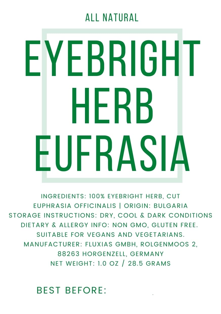 herbal detox tea with eyebright herb