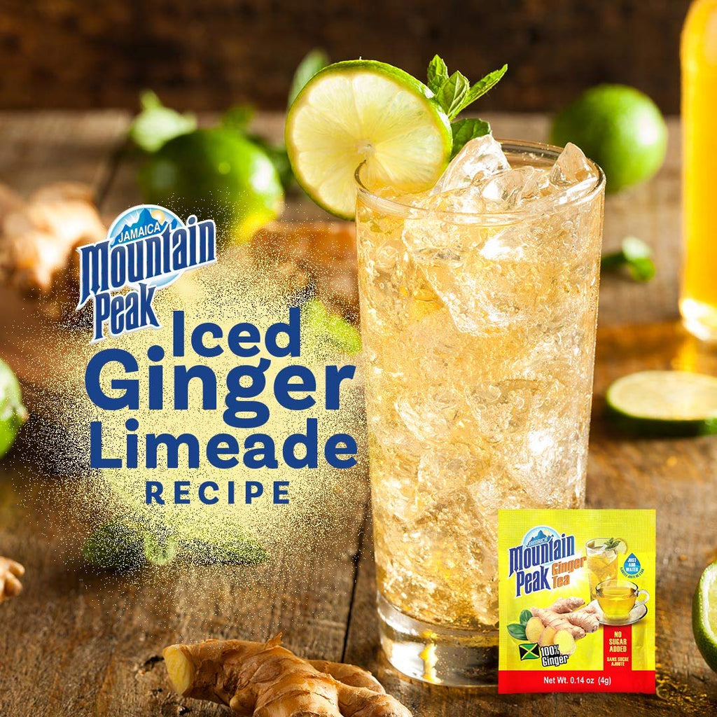 herbal detox tea with ginger flavor