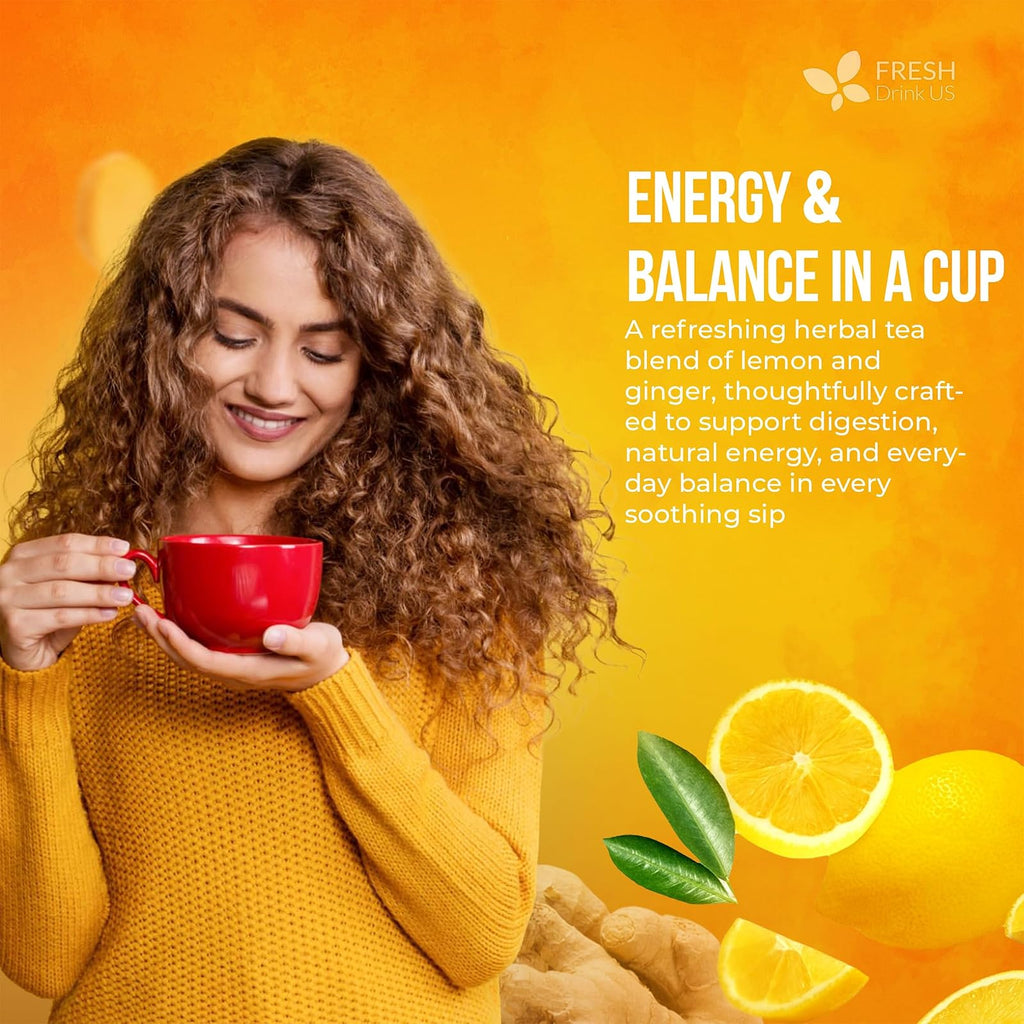 herbal detox tea with ginger