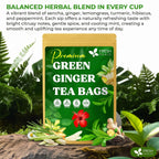 herbal detox tea with ginger