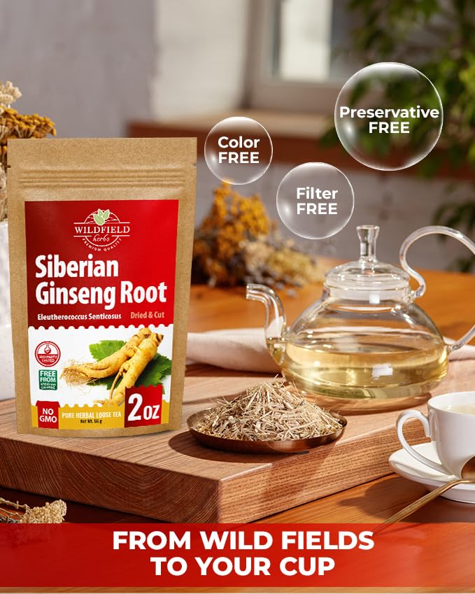 herbal detox tea with ginseng