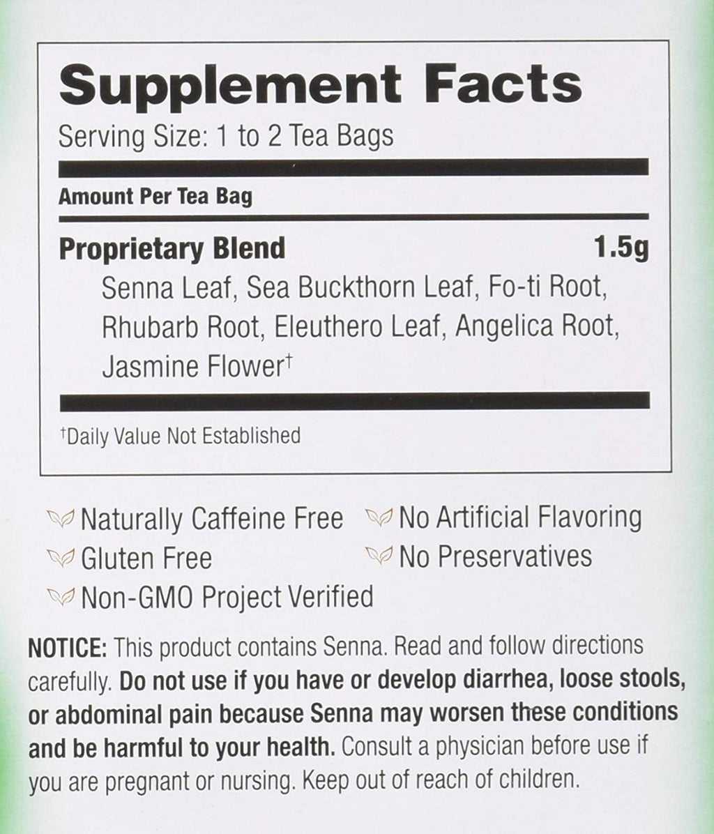 herbal detox tea with green tea extract