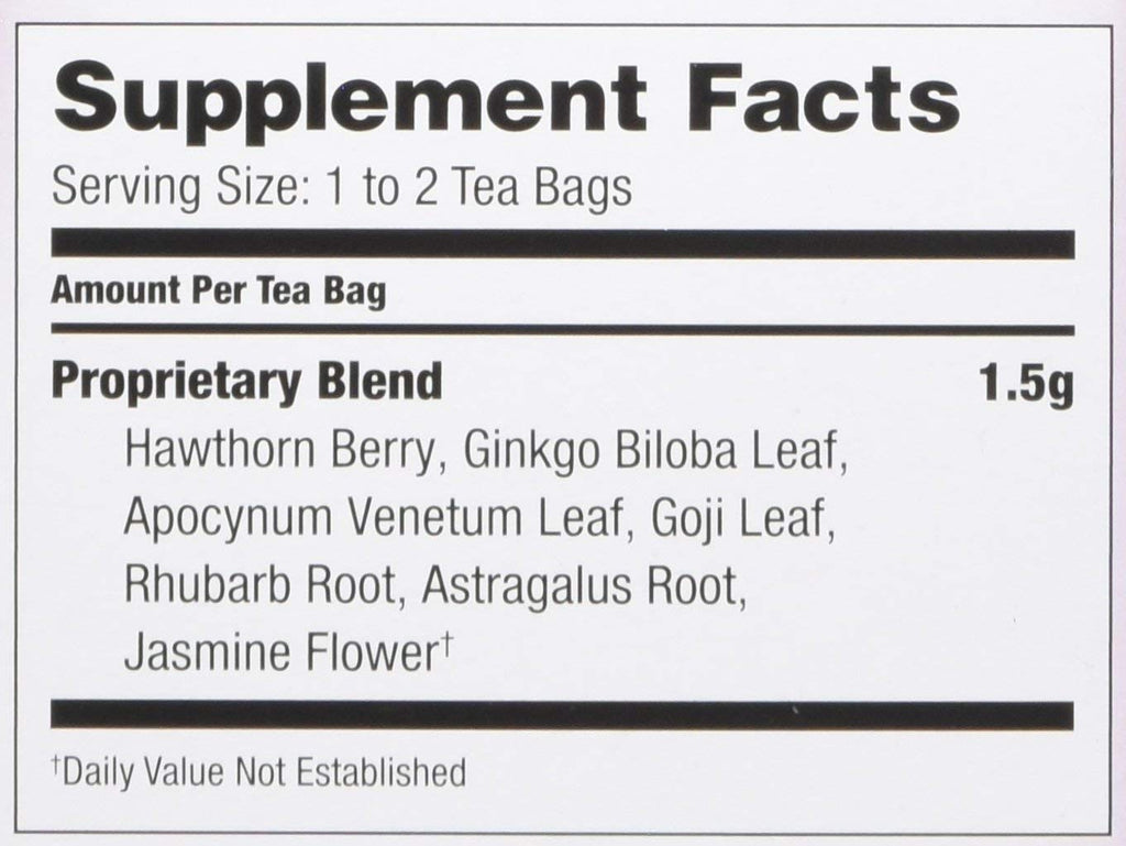 herbal detox tea with green tea extract
