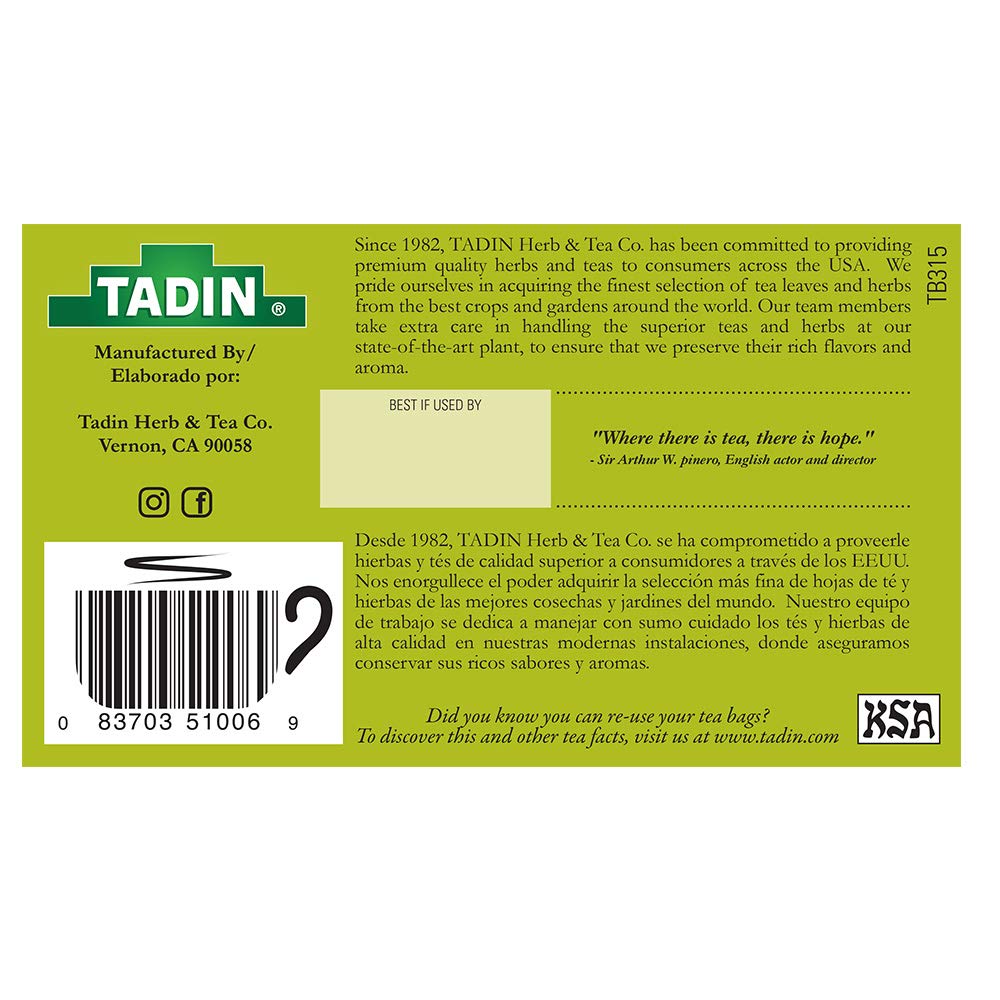 Herbal detox tea with green tea extract