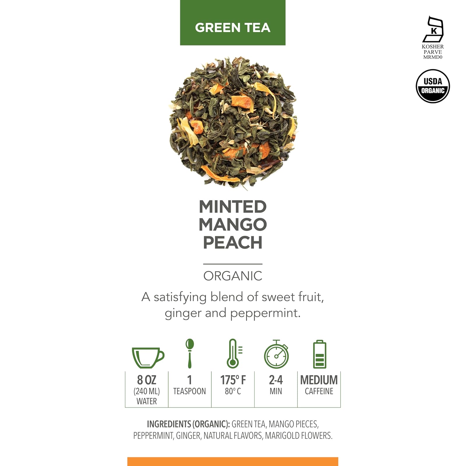herbal detox tea with green tea