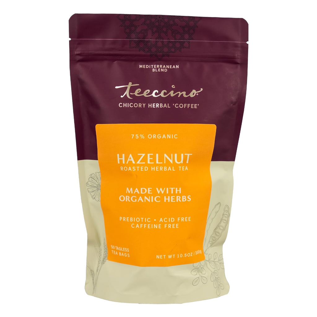herbal detox tea with hazelnut