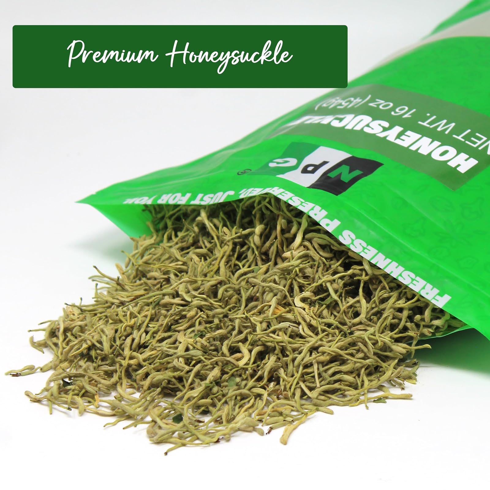 herbal detox tea with honeysuckle