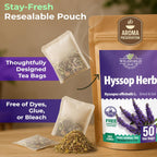 herbal detox tea with hyssop