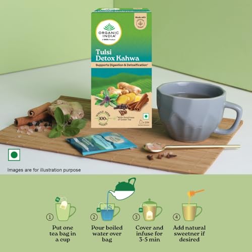 Herbal detox tea with kava kava