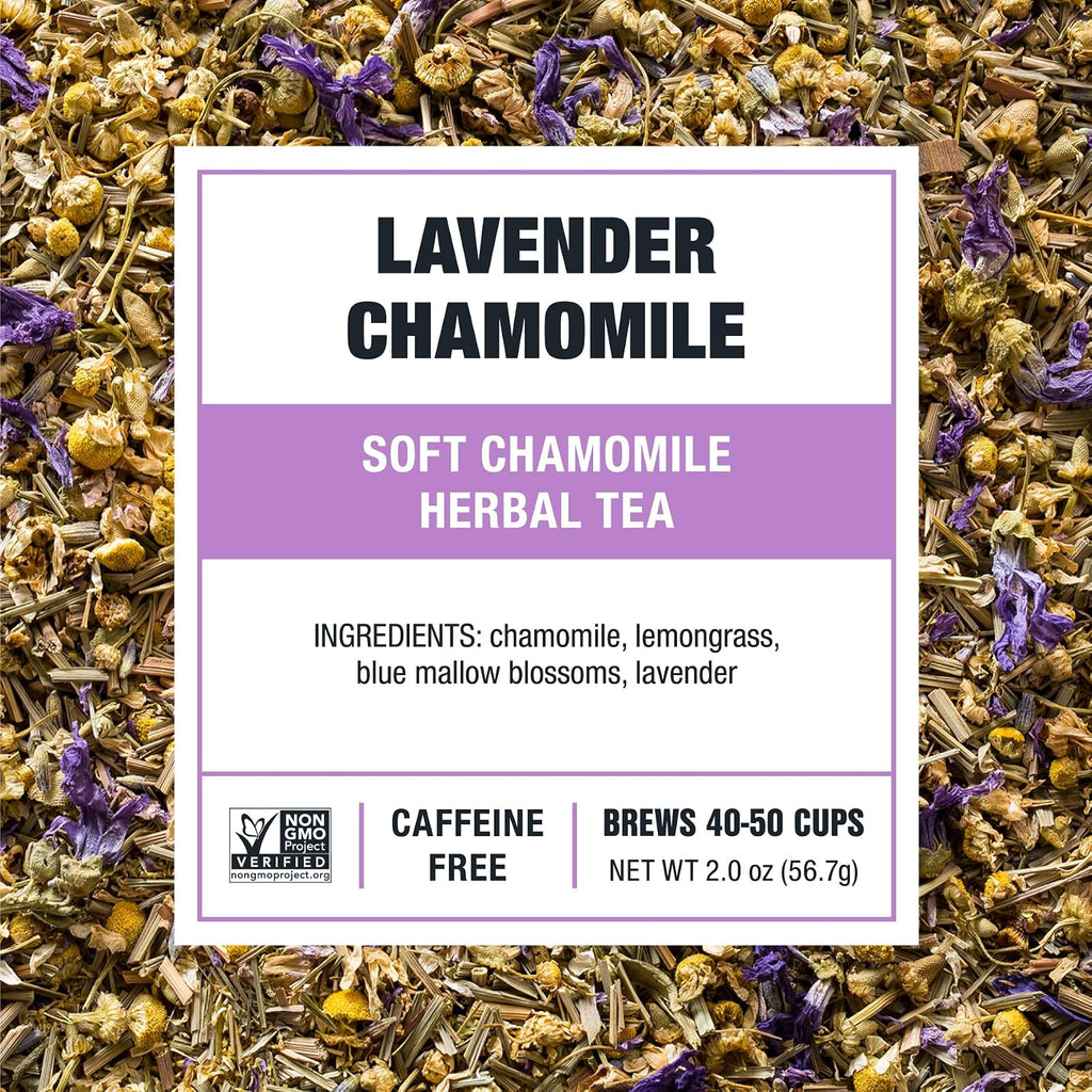 herbal detox tea with lavender