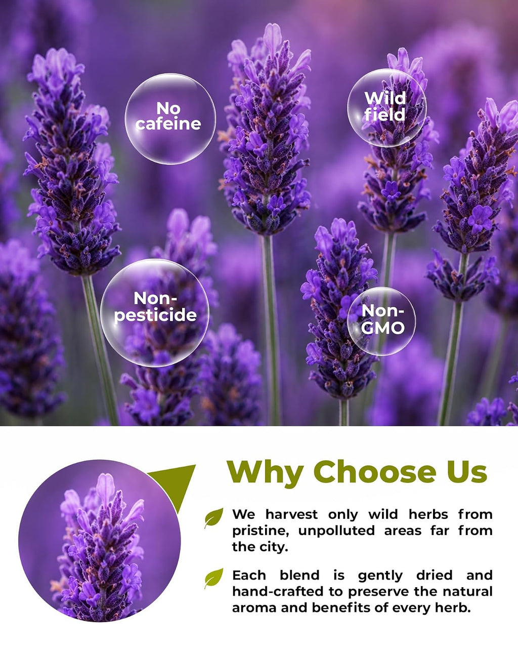 herbal detox tea with lavender