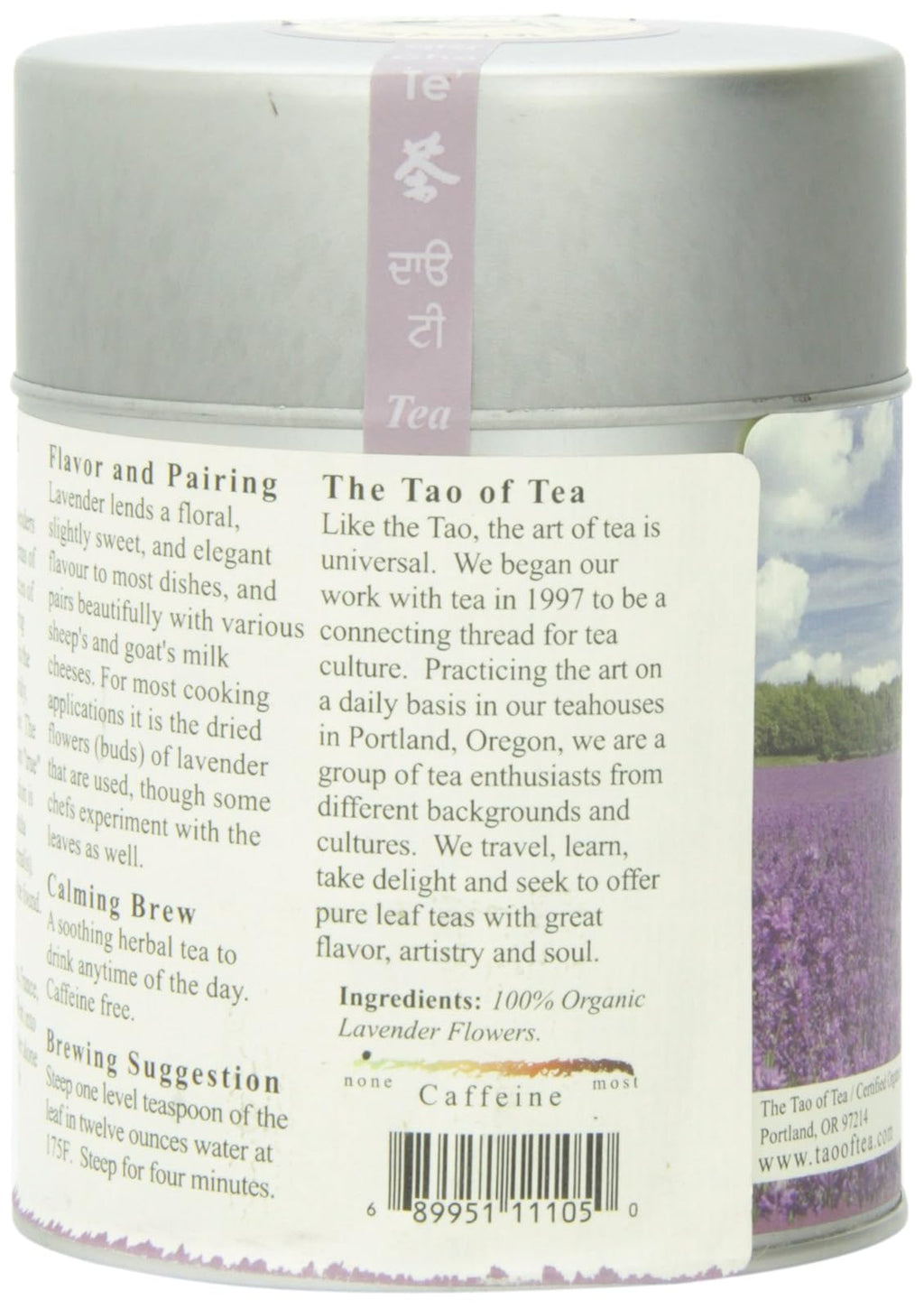 herbal detox tea with lavender