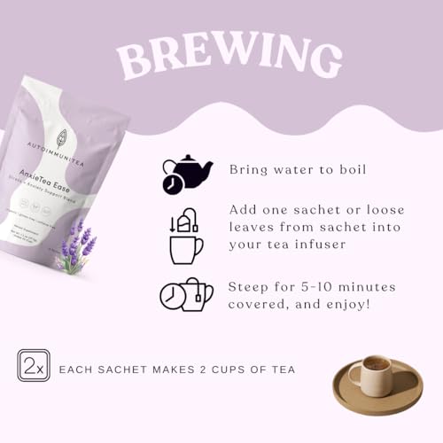 herbal detox tea with lavender