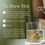 Herbal detox tea with lemon and ginger