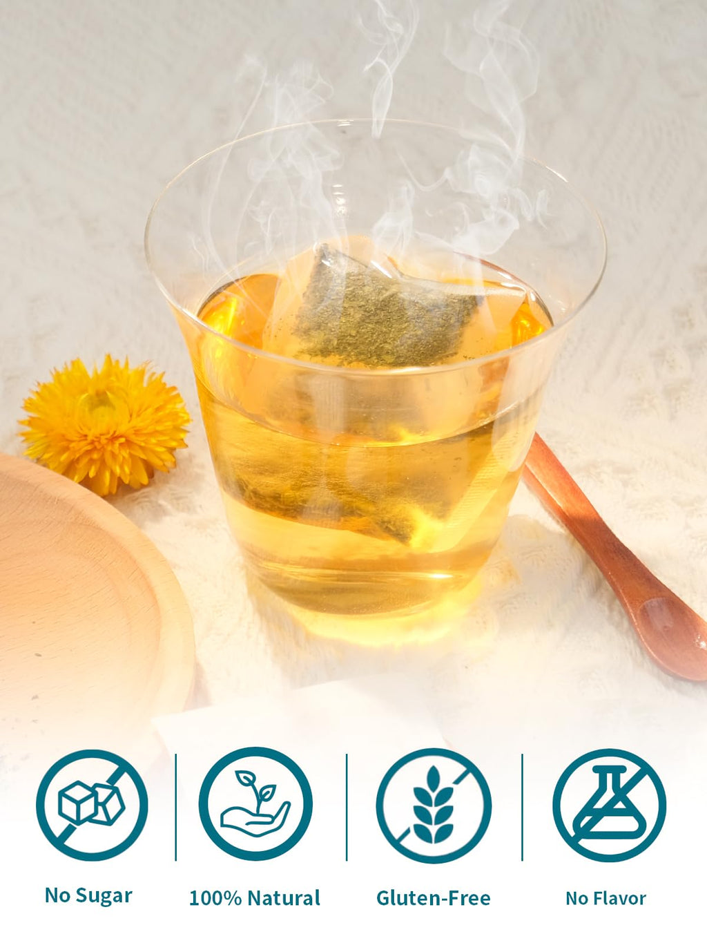 herbal detox tea with lemon balm