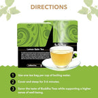 herbal detox tea with lemon balm