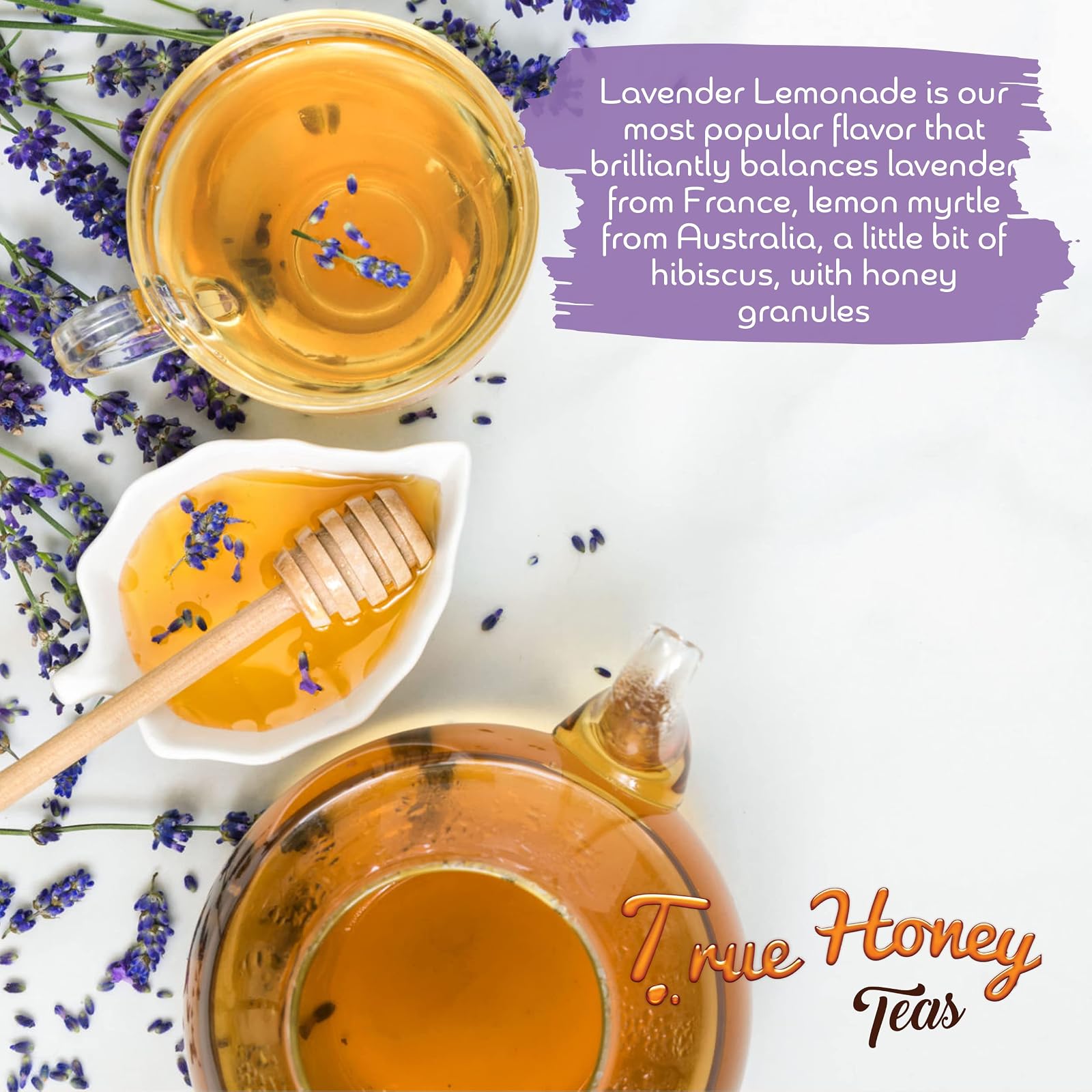herbal detox tea with lemon flavour
