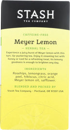 herbal detox tea with lemon