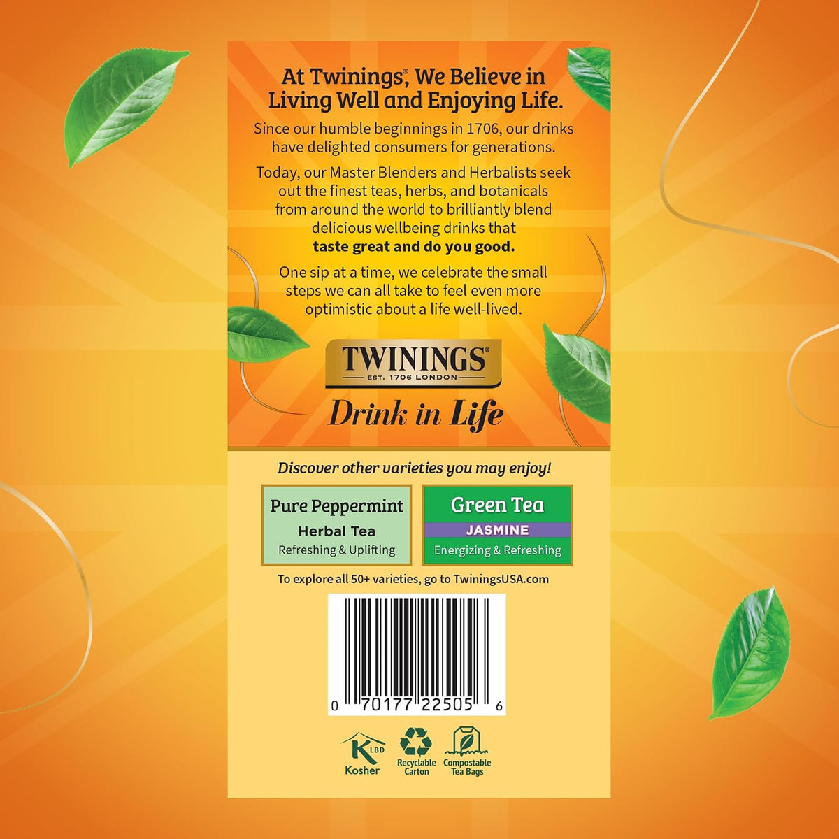 herbal detox tea with lemon