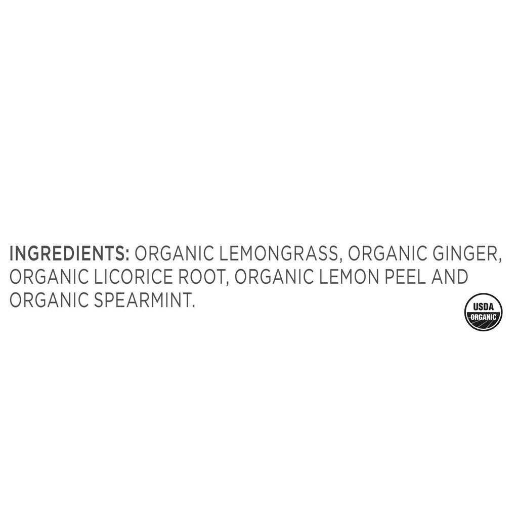 Herbal detox tea with lemongrass