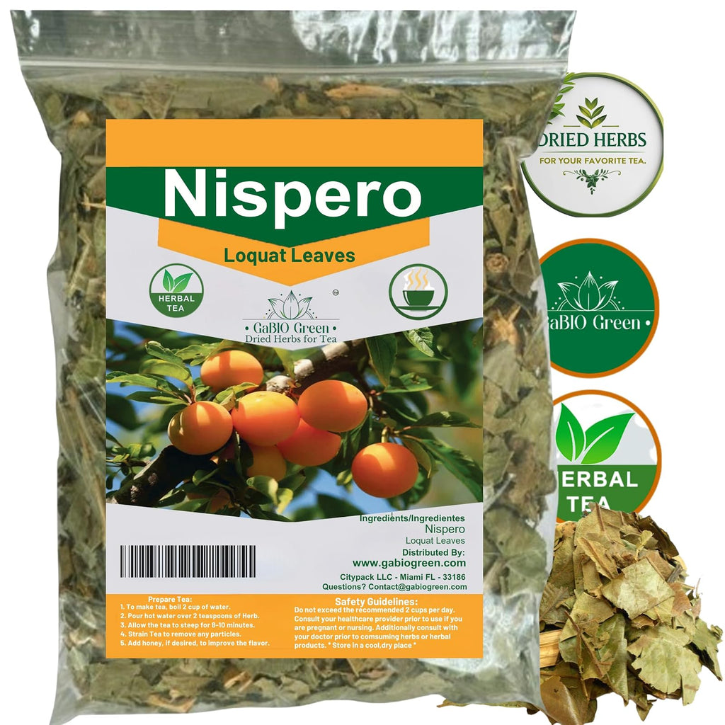 Herbal detox tea with loquat leaves