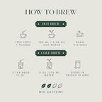 Herbal detox tea with mango flavour