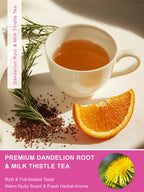 herbal detox tea with milk thistle