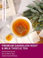 herbal detox tea with milk thistle