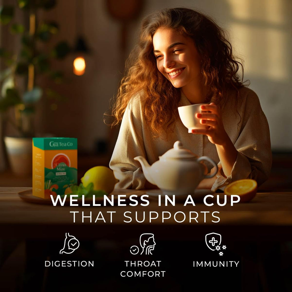 herbal detox tea with mint flavour