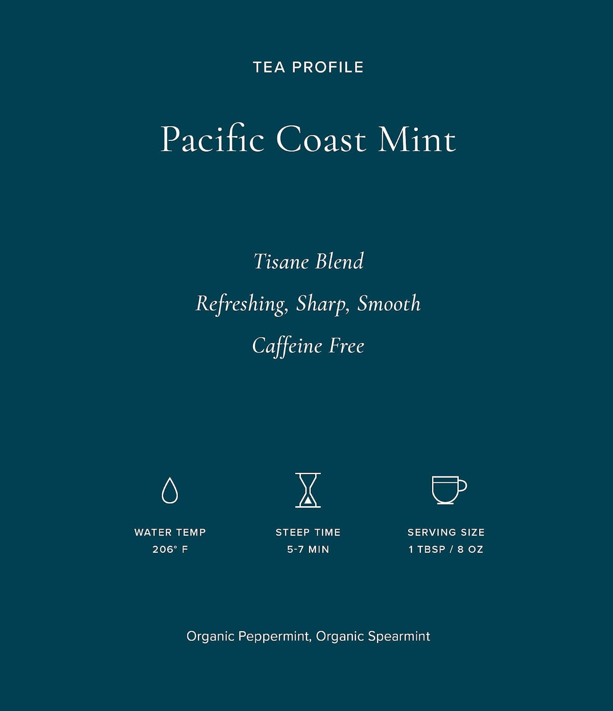 herbal detox tea with mint flavour
