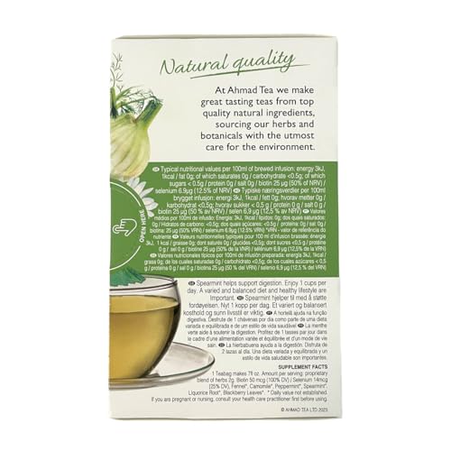 herbal detox tea with mint