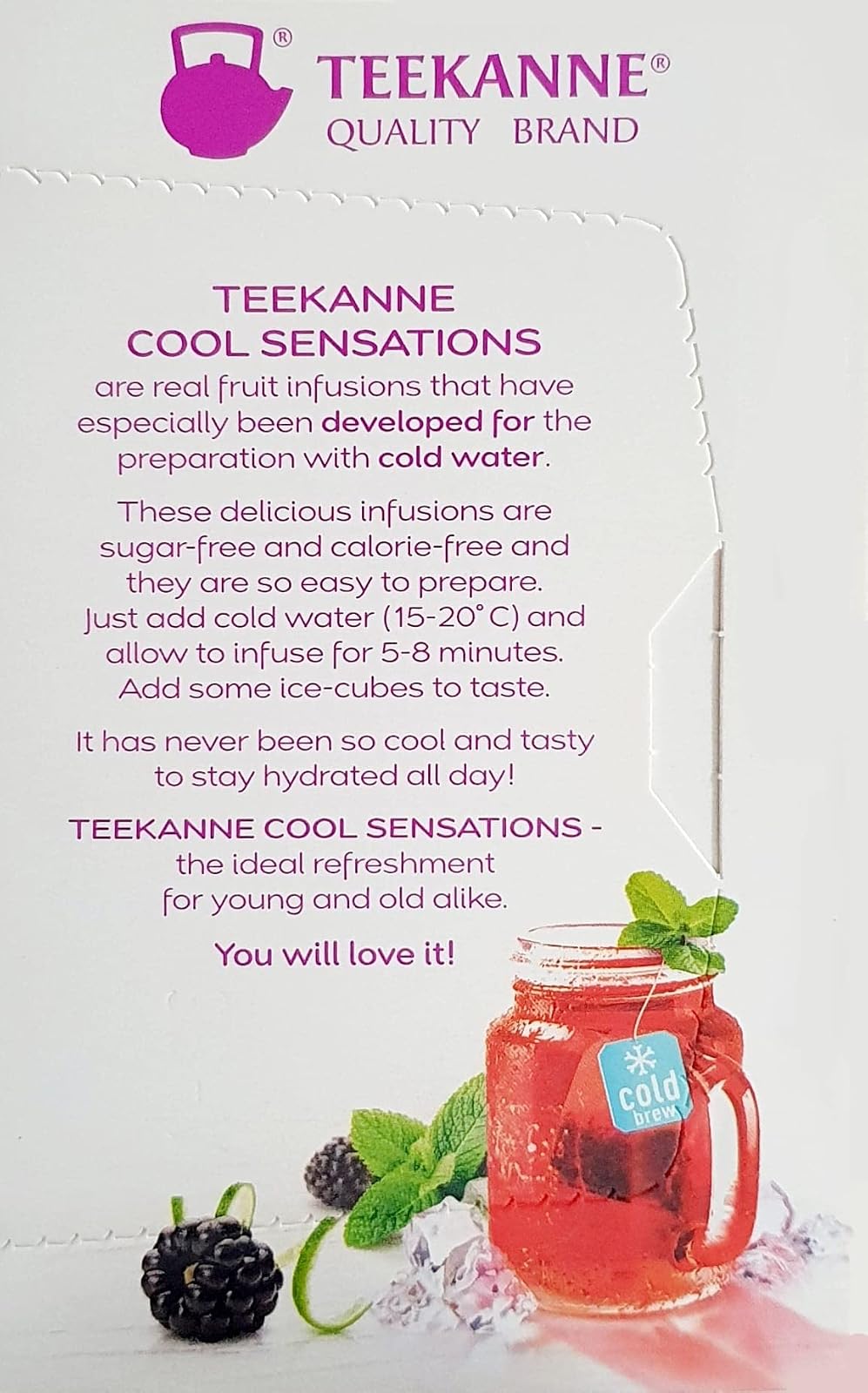 herbal detox tea with mint