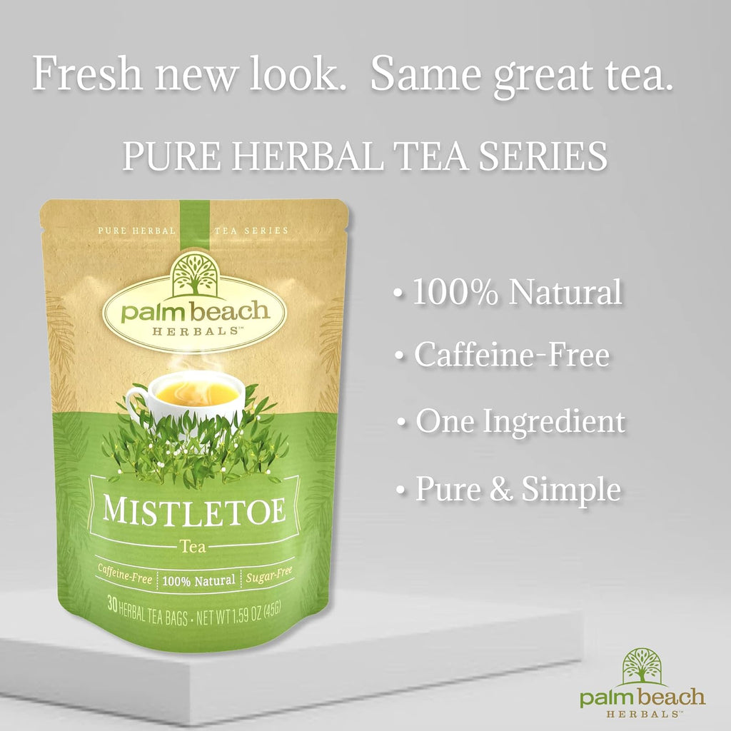 Herbal detox tea with mistletoe benefits