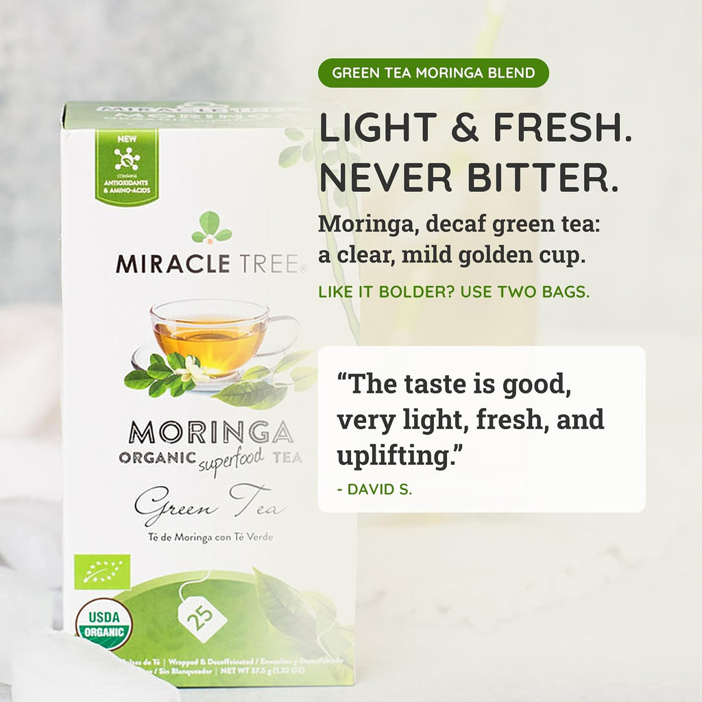 herbal detox tea with moringa