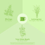 herbal detox tea with moringa