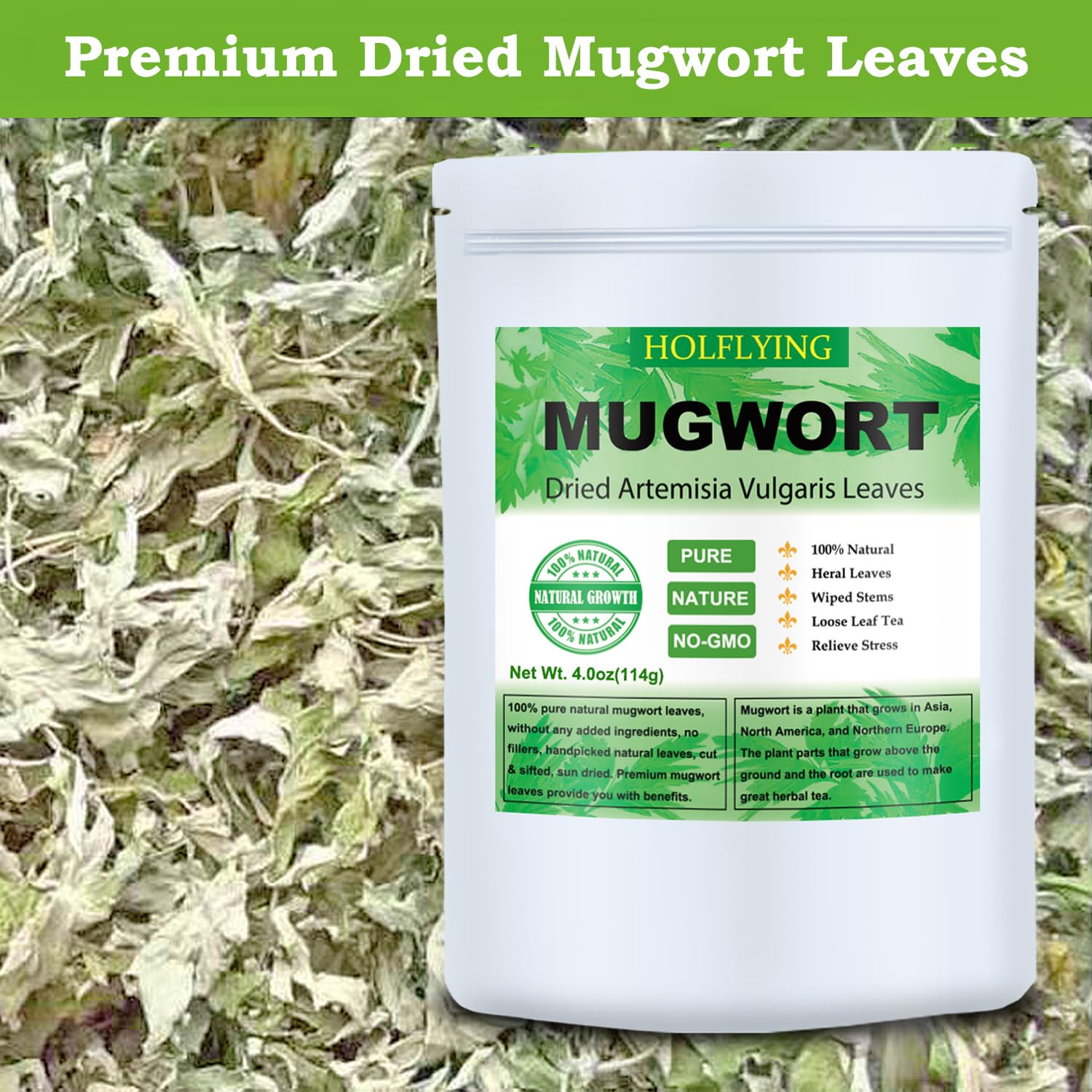 herbal detox tea with mugwort