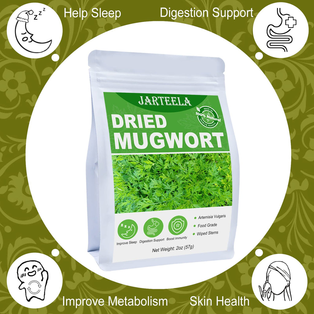 herbal detox tea with mugwort