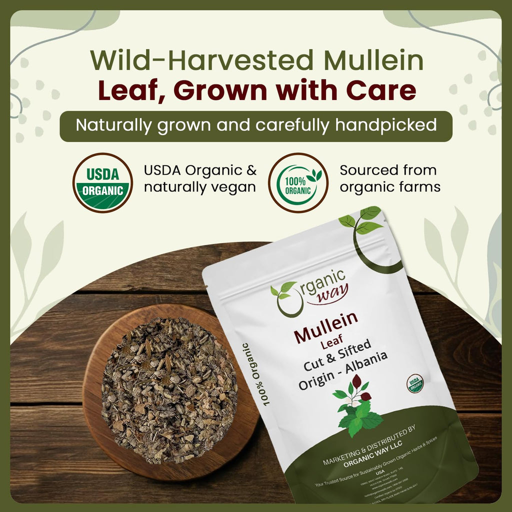 Herbal detox tea with Mullein