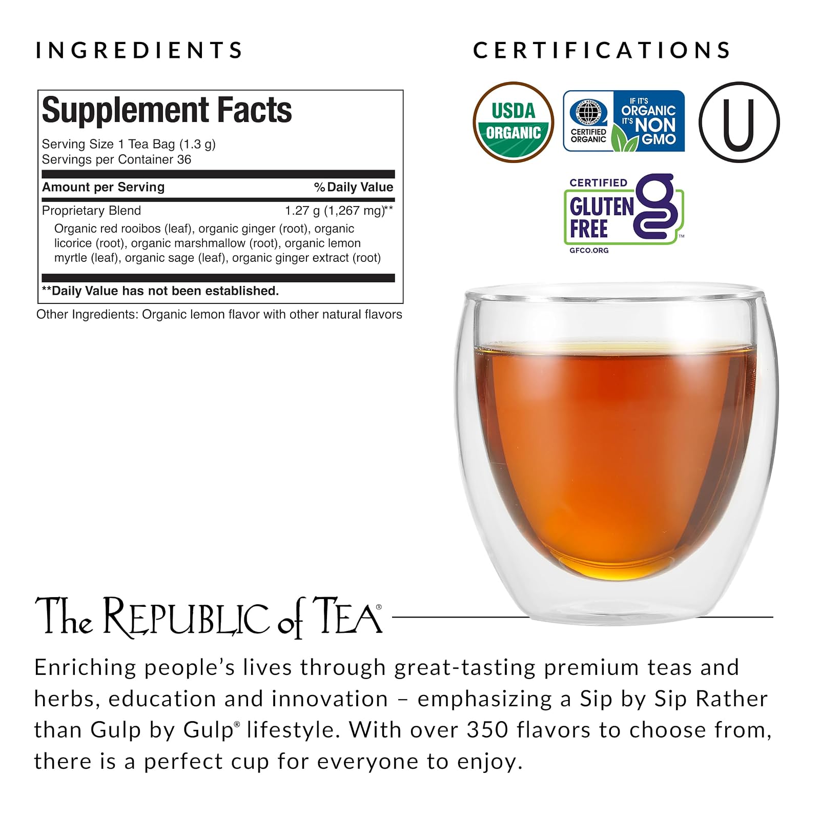 herbal detox tea with natural ingredients