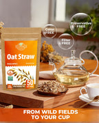 herbal detox tea with oat straw